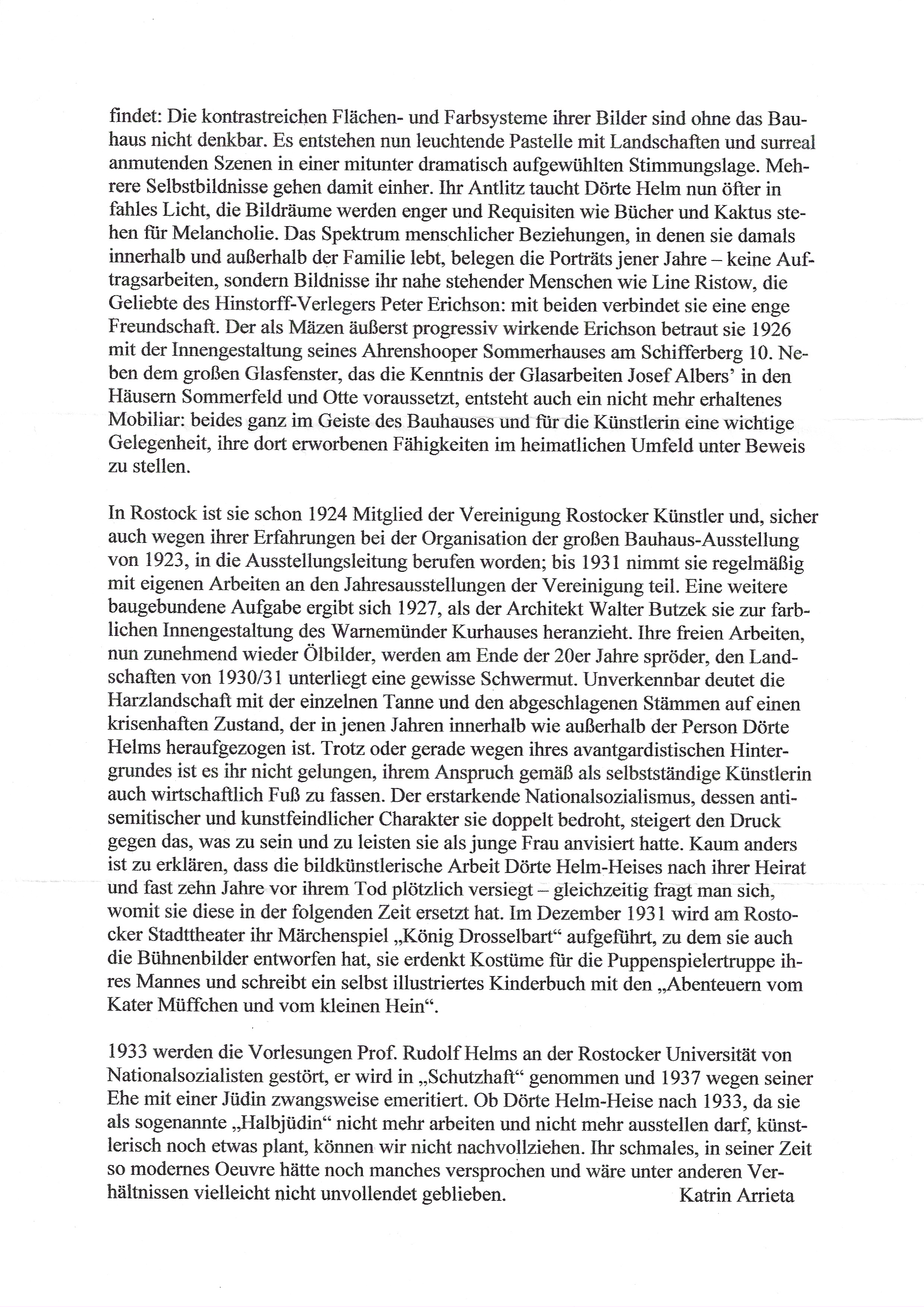 Max Samuel Haus Rostock 2008 - Dörte Helm